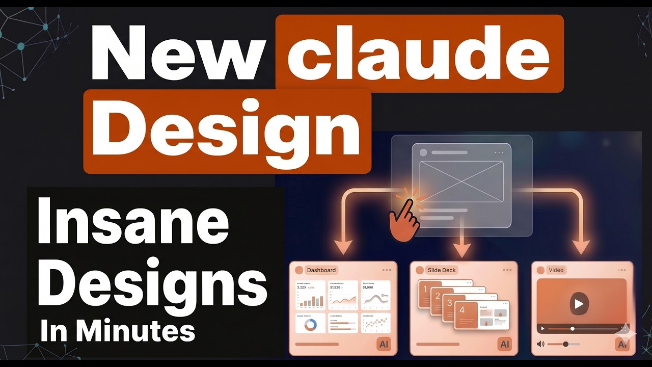 Create Stunning Slide Decks, Animated Videos & Dashboards: Claude Design Step By Step!
