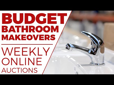 BUDGET BATHROOM MAKEOVER | Weekly Auctions | John Pye Auctions