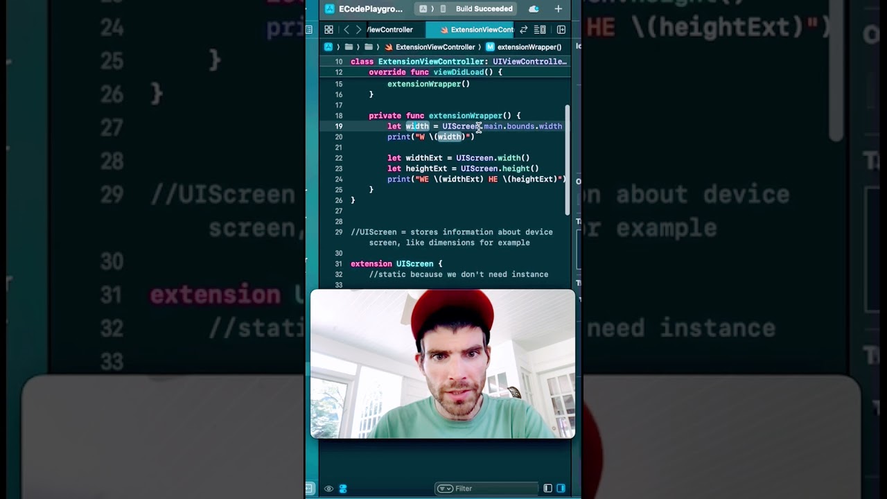 Swift Keywords - extension #code #programming #software #xcode #swift #coding #ios #apple #shorts