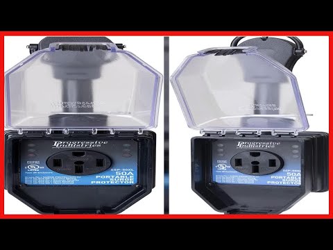 Great product - Progressive Industries 50 Amp Portable RV Smart Surge Protector With Cover (1 MIN),