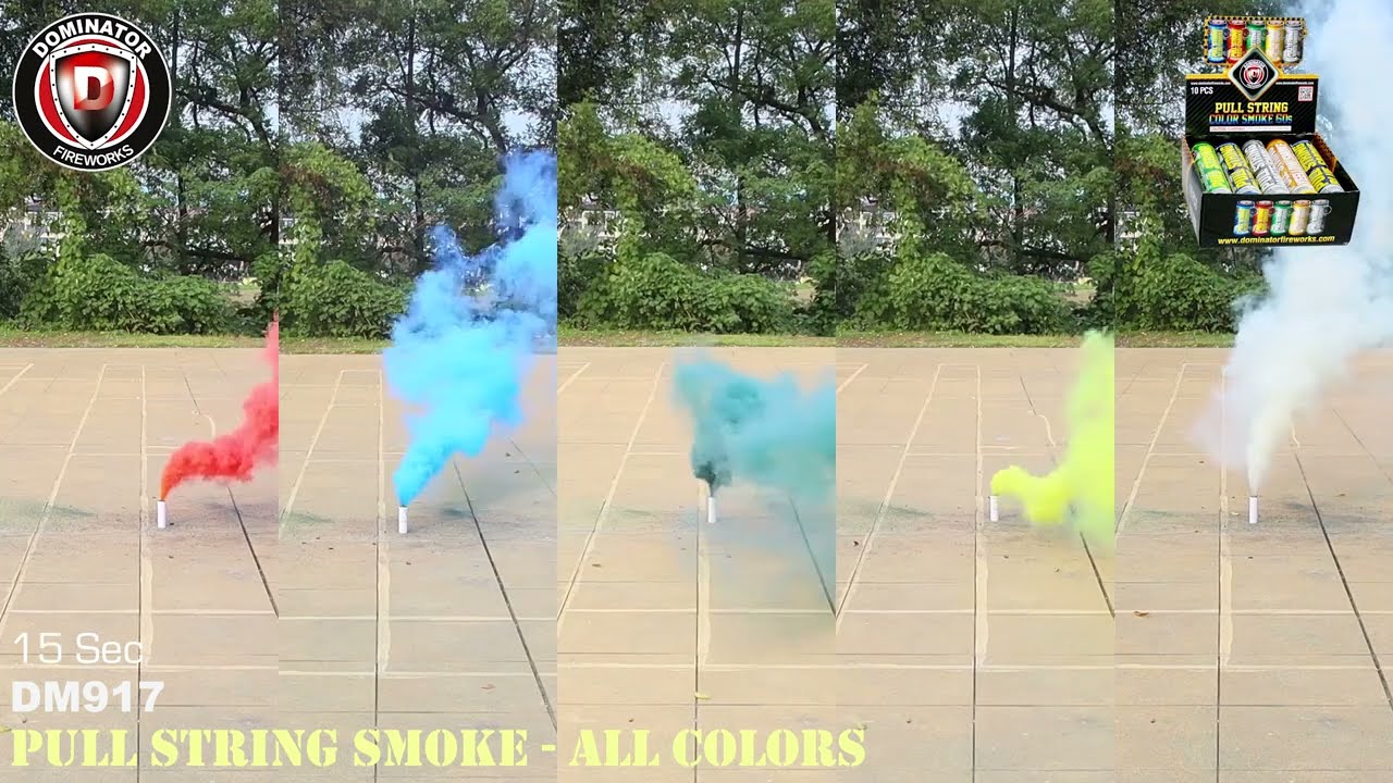 Pull String Smoke 60's by Dominator Fireworks (Smoke, DM917)