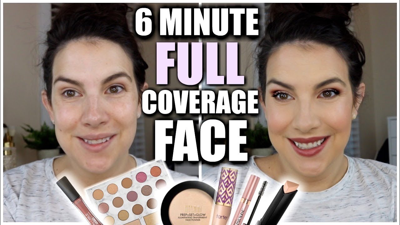 6 MINUTE Full Coverage Makeup Look