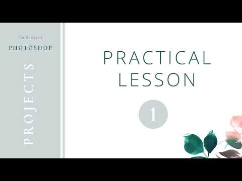 How to create a floral arrangement with clipart - The Basics of Photoshop (Lesson 11 - Project 1)