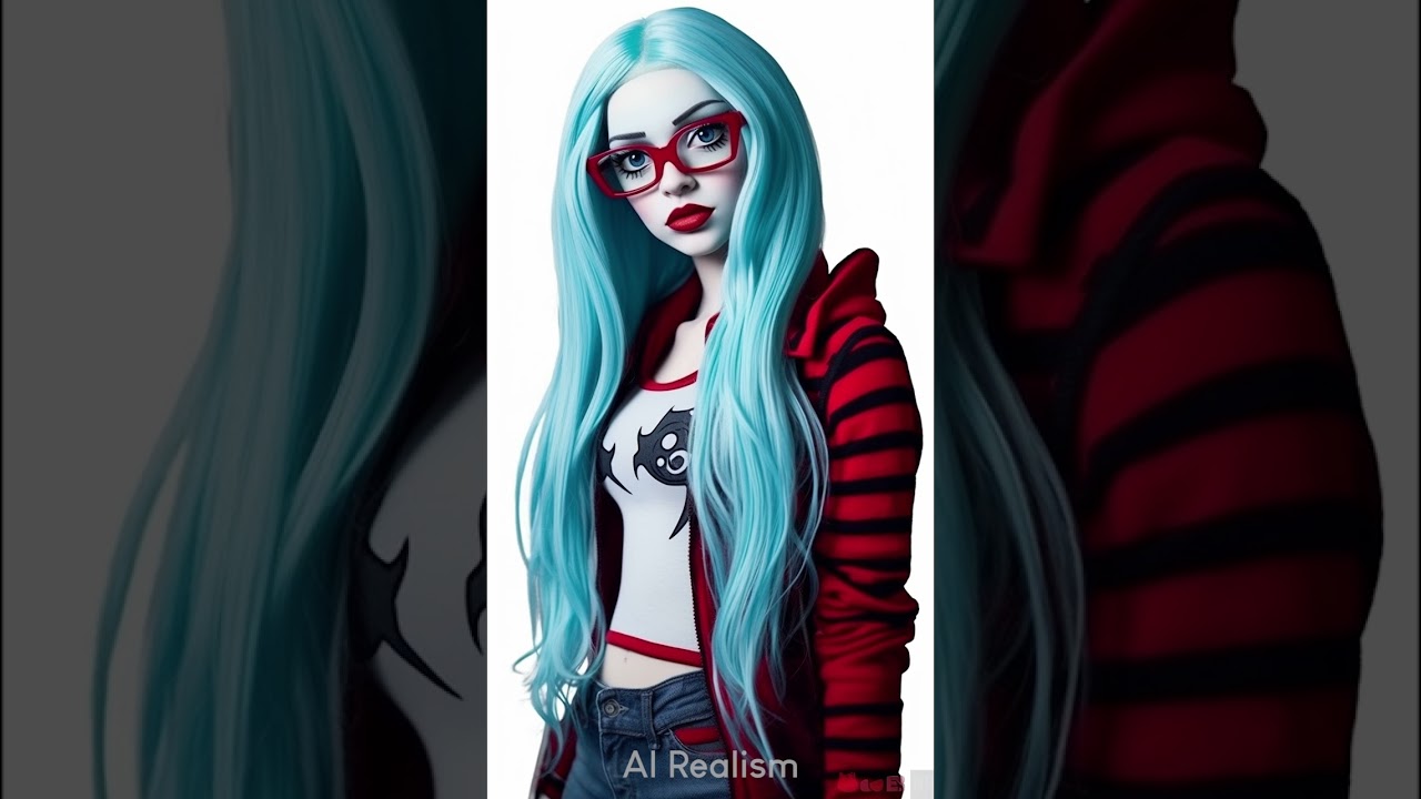 AI creates realistic Monster High characters
