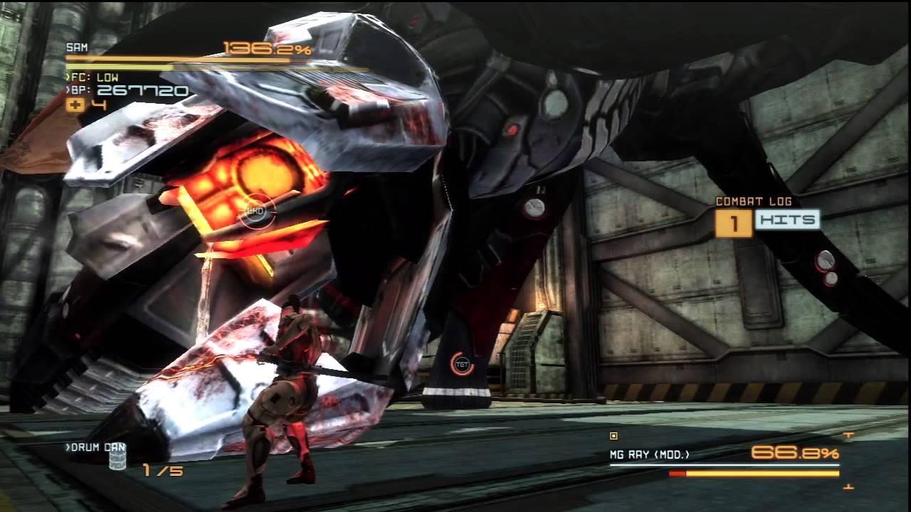 Metal Gear Rising: Jetstream Sam DLC: Metal Gear Ray Boss Fight [Normal]