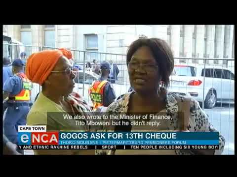 Gogos ask for 13th cheque – Write. Snap. Click.