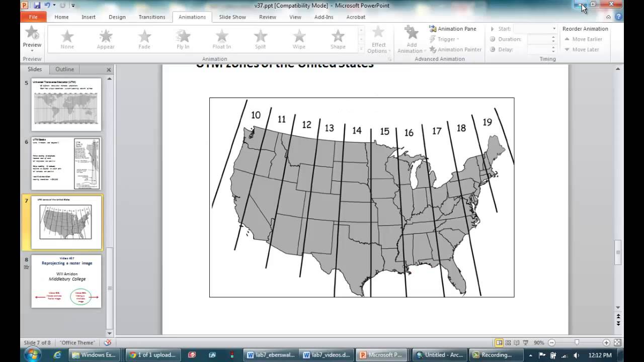 v37 reprojecting a raster in ArcMap
