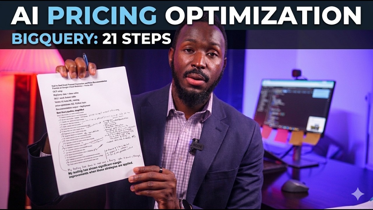 I Built an AI Pricing Optimization System in BigQuery (21 Steps, Real Results)