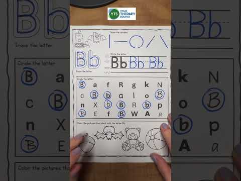 Letter B Handwriting and Letter Recognition FREE Worksheet