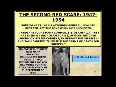 APUSH In Depth Review for Period 8: 2nd Red Scare, Cold War in the 1950s