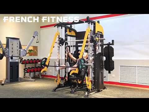 French Fitness FSR90 Functional Trainer Smith & Squat Rack Machine