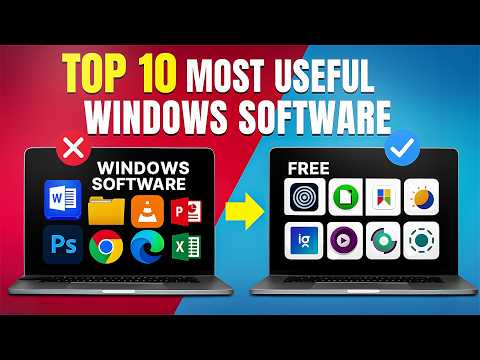 Top 10 Best Free Windows Software You MUST Try in 2025! 💻🔥