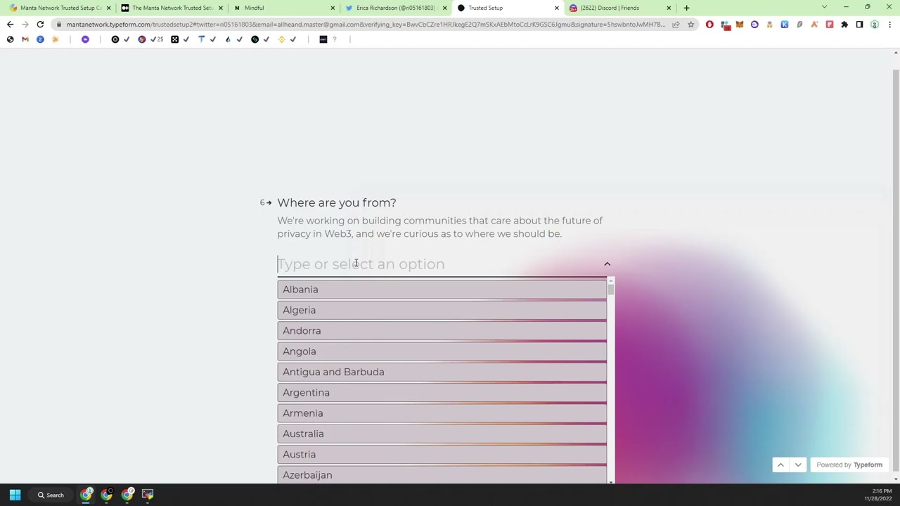 Manta trusted setup & contribution process
