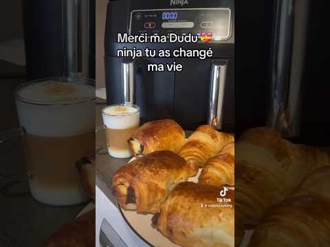 Viennoiseries 🥐 rapides air fryer #airfryer #dualzone #ninjaairfryer