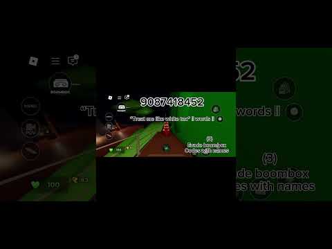Evade boombox codes with names (SORRY I HAVEN’T POSTED IN LIKE A YEAR!!)