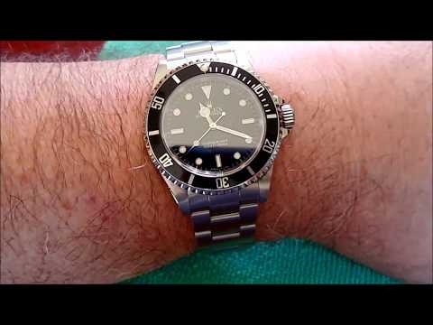 Rolex Submariner 14060 No Date Review With Dealer Card Information At End