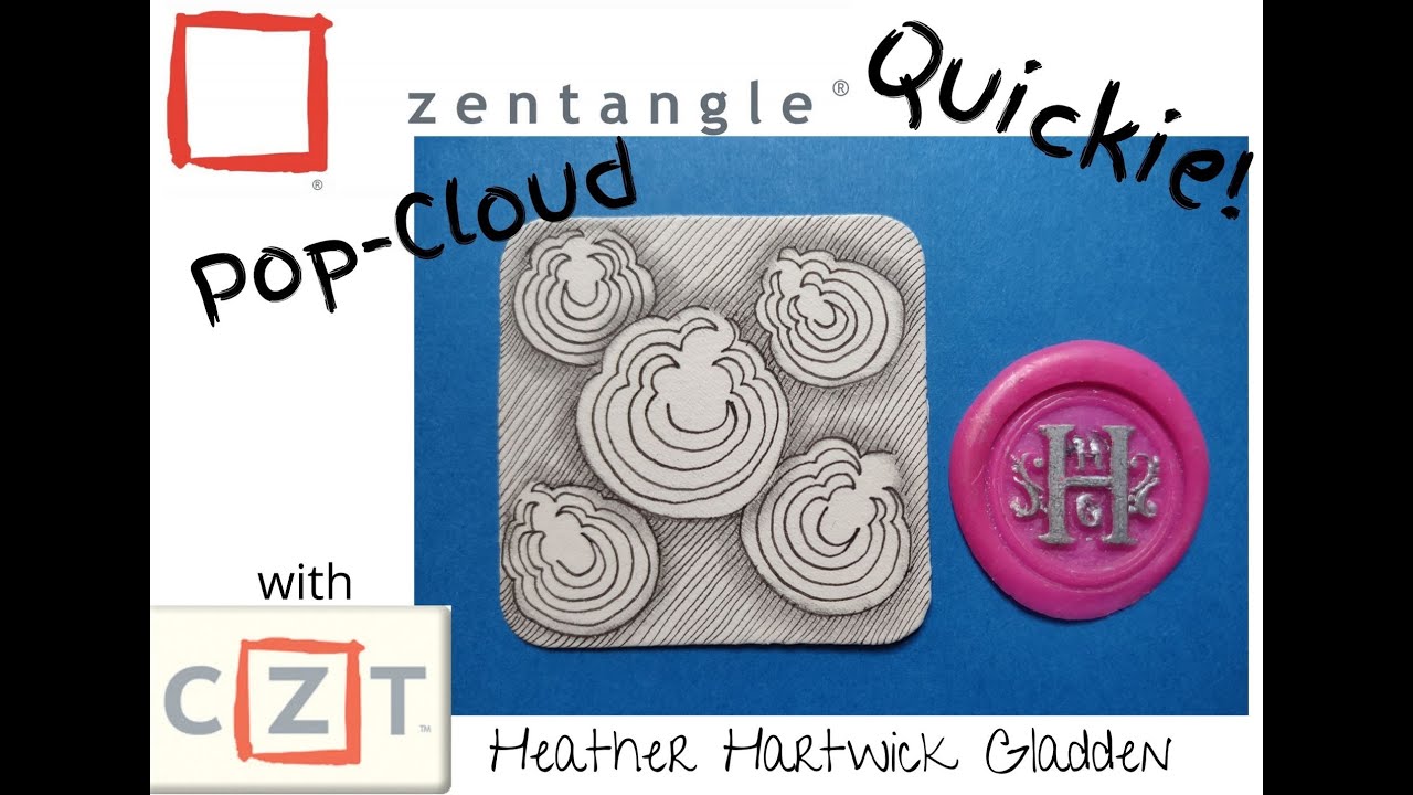 Zentangle® Quickie: Pop-Cloud