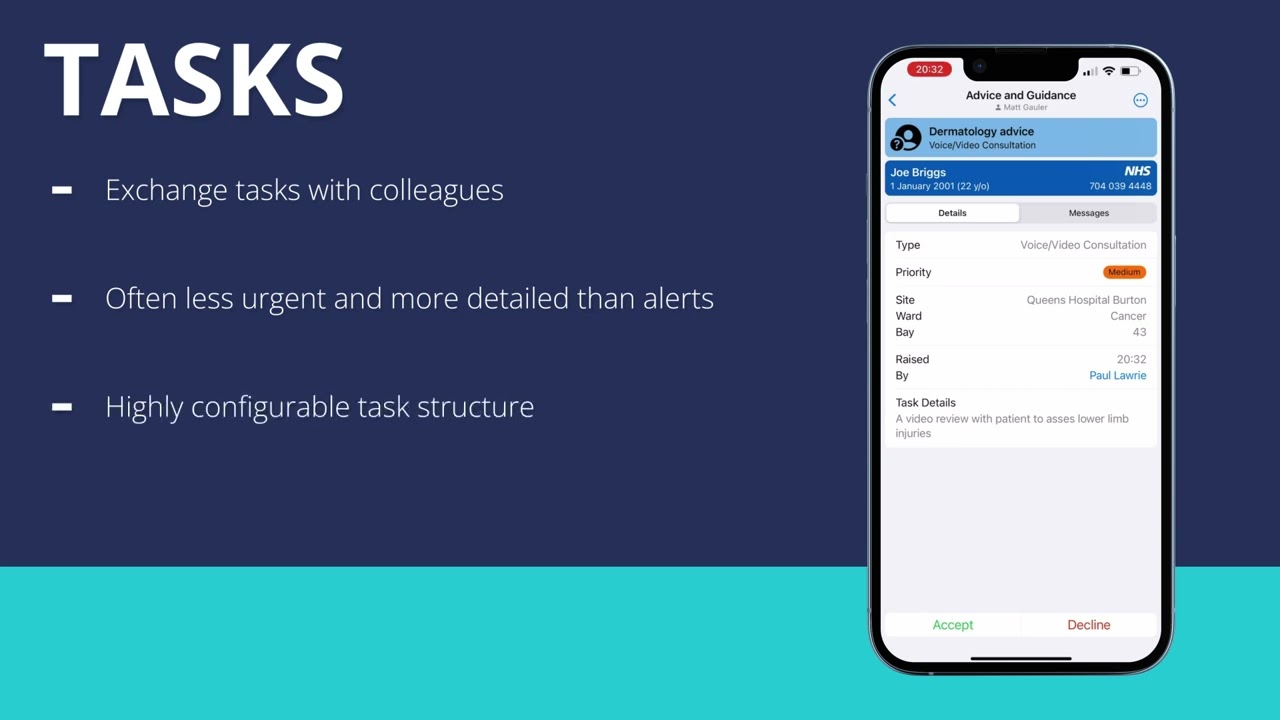 Alertive Training - Tasks