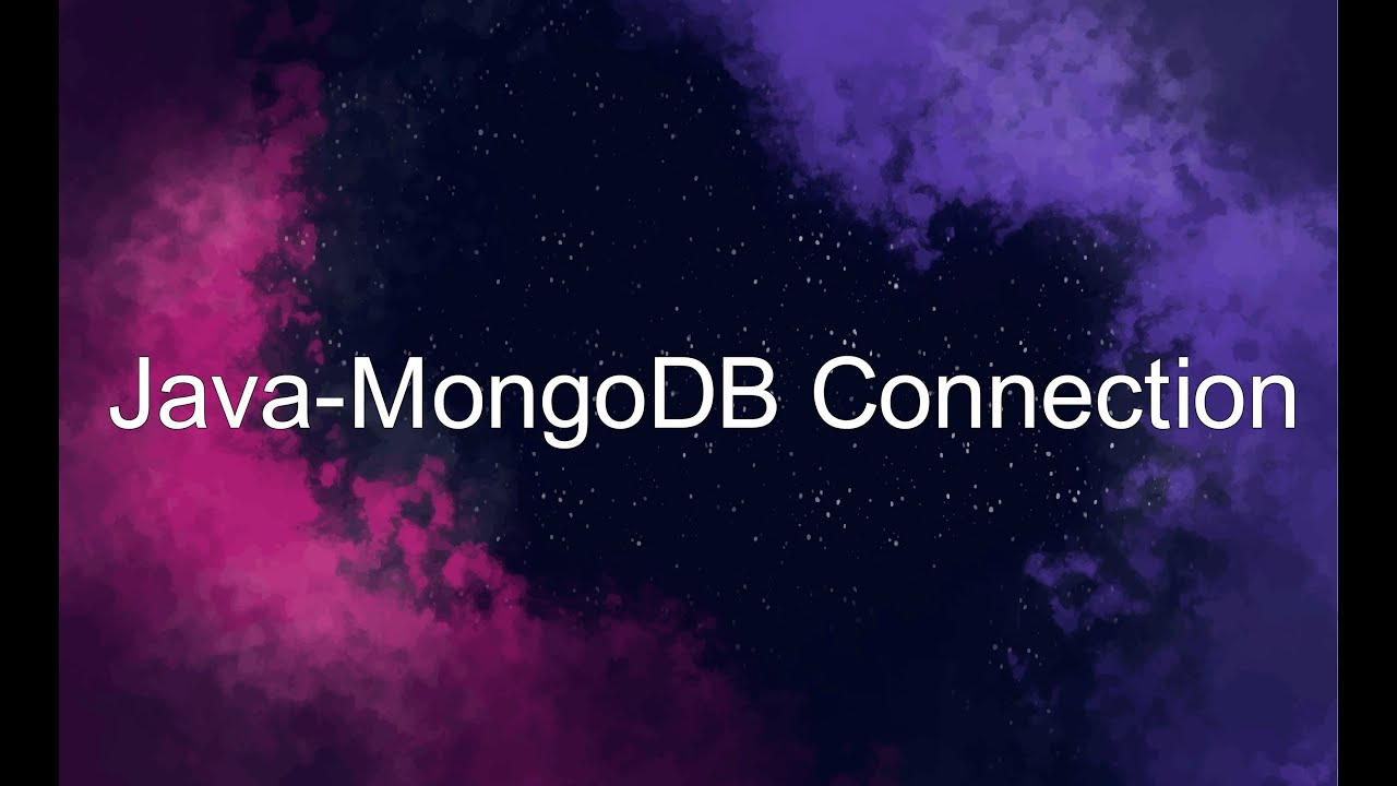Java-MongoDB Connection Using MongoClient