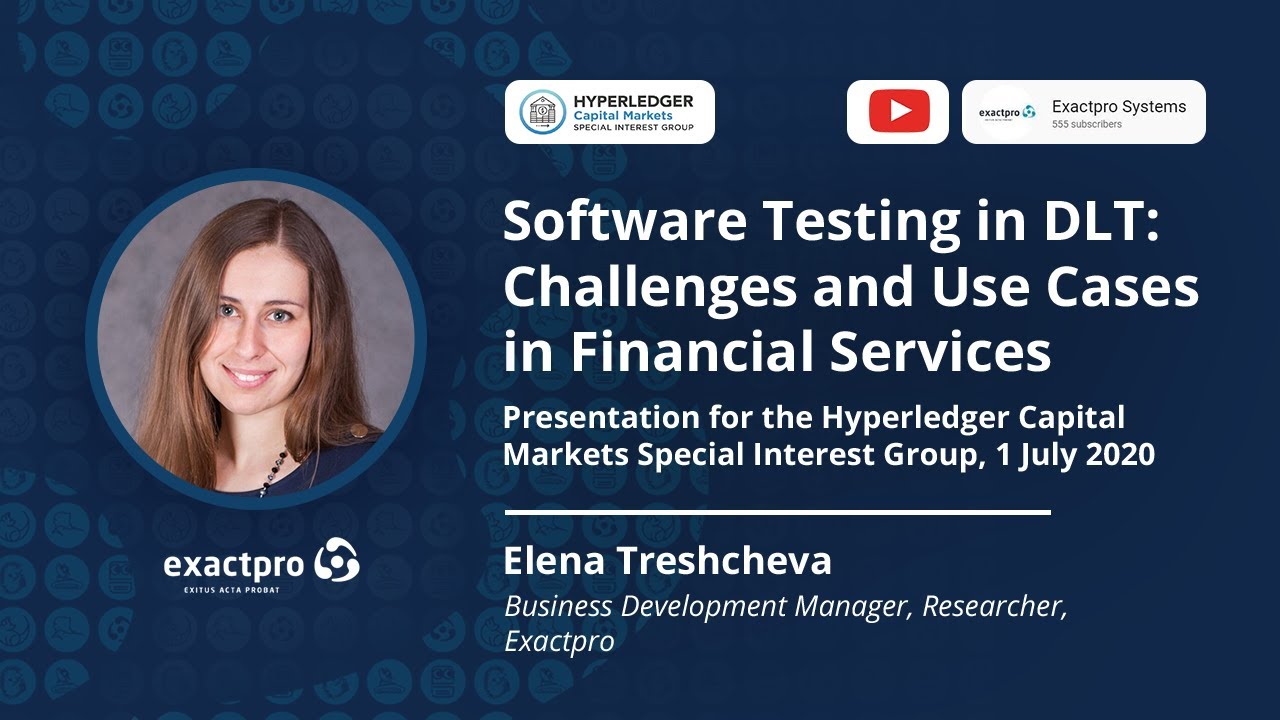 Software Testing in DLT: Challenges and Use Cases in Financial Services