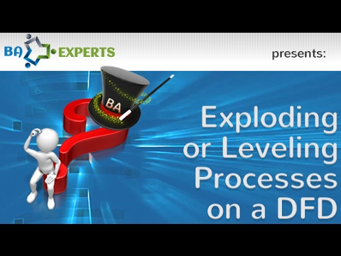 Drawing a Detail Level Data Flow Diagram (Exploding or Leveling a DFD)