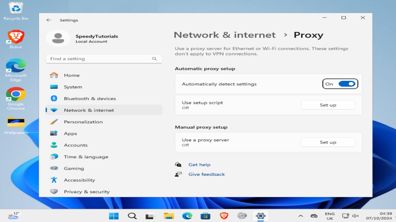 How To Set Up And Configure Proxy Server in Windows 11