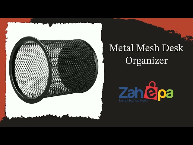 Pen Stand - Round Metal Mesh Pen Stand Manufacturer from Rajkot
