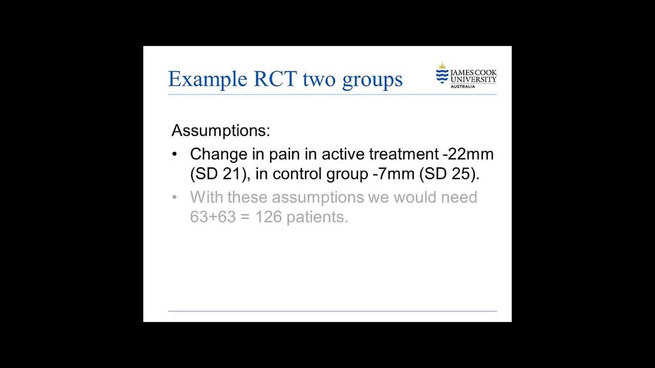 Sample size calculation for comparing two independent groups - using the software G*Power