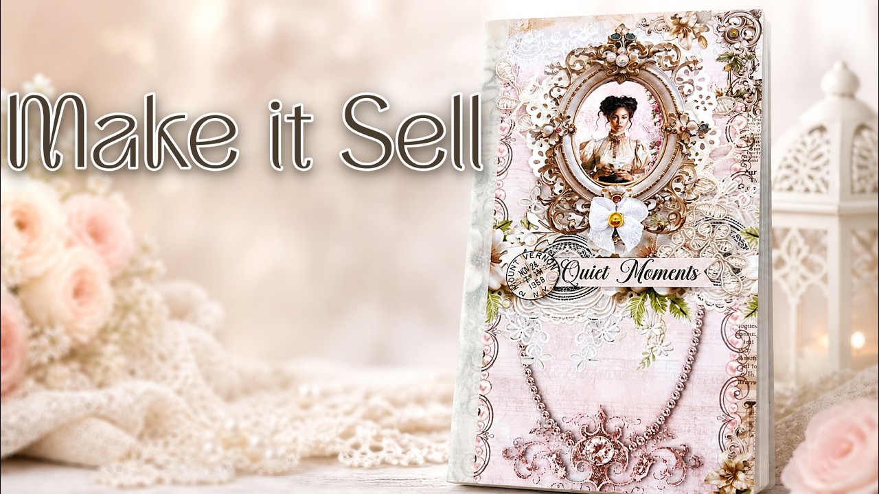 This Easy Etsy Best Seller Sells FAST | No-Sew Junk Journal Tutorial