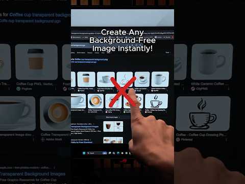 This is how you get PNG background-free instantly, with AI. #techtips #aitips #aitools #googletips