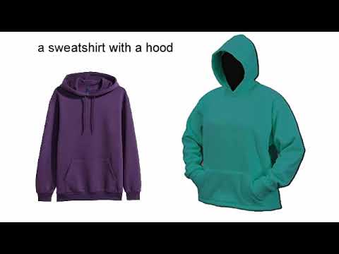 hoodie meaning | Vocabulary for Kids | Children's Dictionary | Learn English Vocabulary