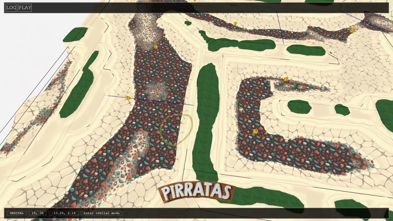 Pirratas! Procedural terrain rendering on threejs