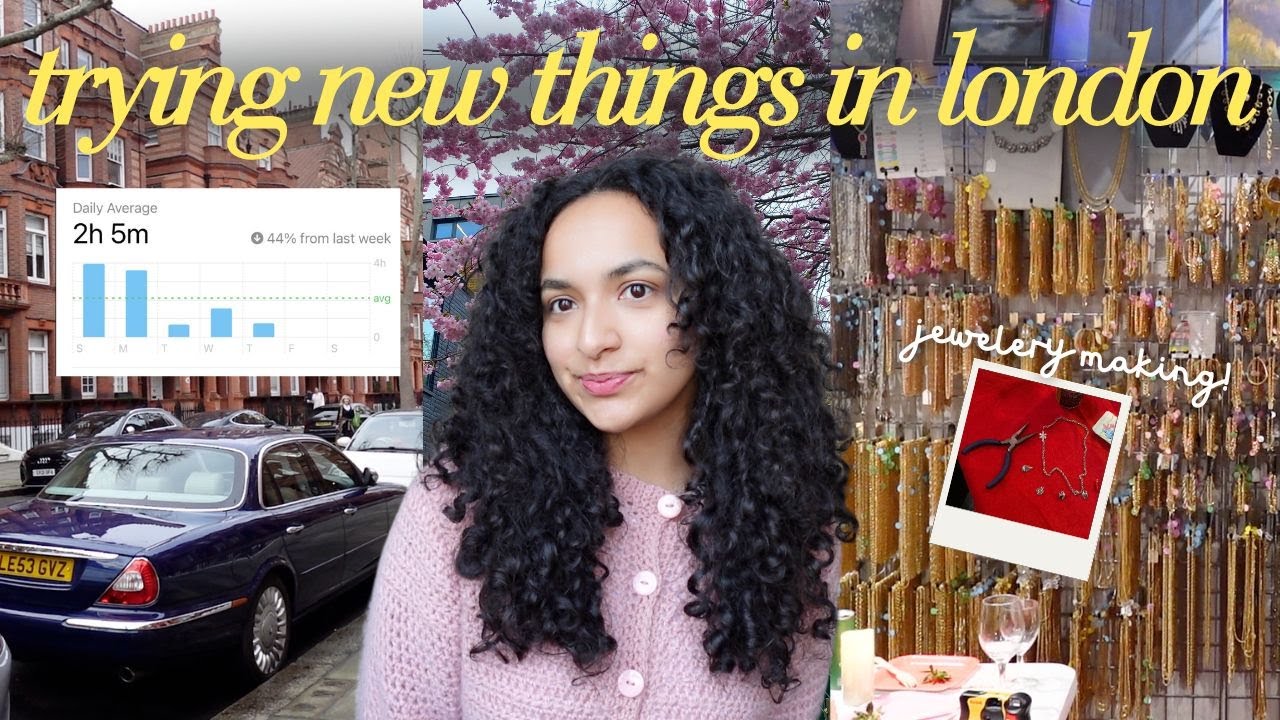 trying new hobbies to stop scrolling! a realistic week in my life in london 🇺🇸🇬🇧