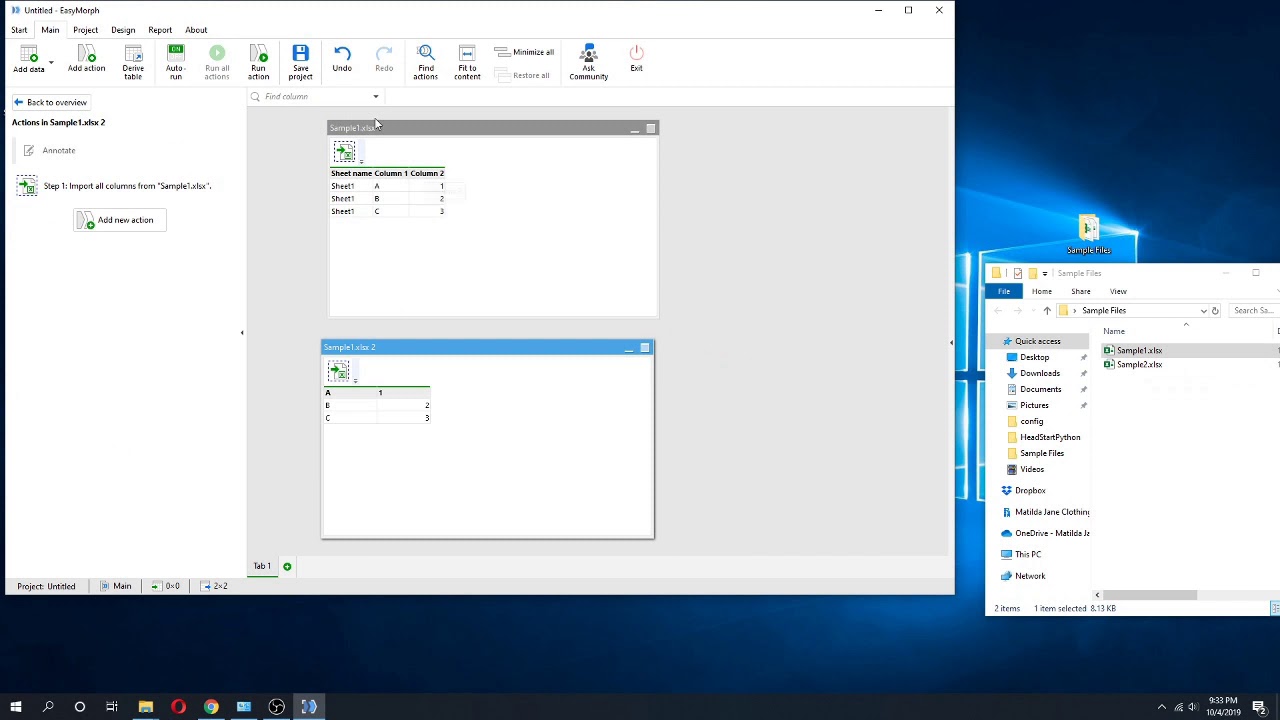 Loading Data From  Files (Spreadsheets) in EasyMorph