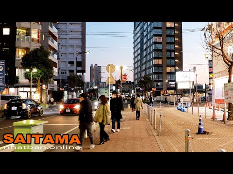Saitama city in The last days of the year | #4K #saitama #埼玉県 | Explore Japan