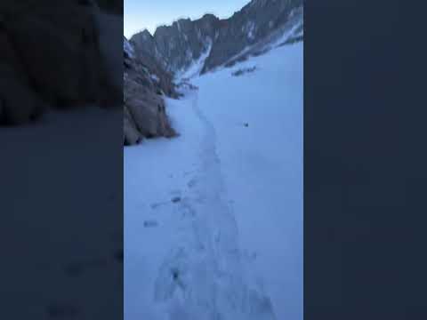 Mt. Whitney Winter Summit #shorts