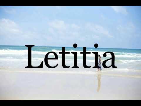 How To Pronounce Letitia🌈🌈🌈🌈🌈🌈Pronunciation Of Letitia