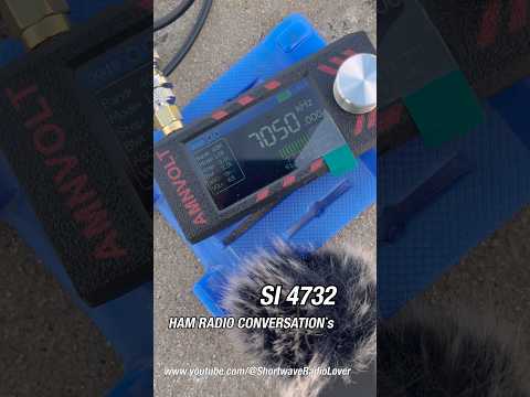 Ham Radio on 7050 kHz LSB! Amnvolt SI4735 + GA800 Loop Test 🔥📡