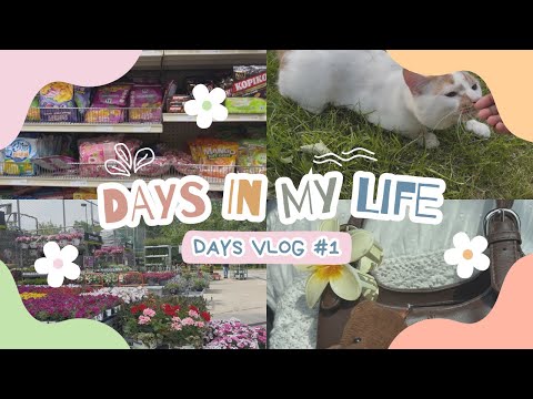 DAYS IN MY LIFE! ✧.* DAYS VLOG #1 {shopping, 7 mile fair, gardening, sunny days!!} ☀️