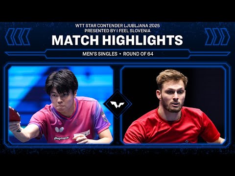 Yuta Tanaka vs Lilian Bardet | MS R64 | #WTTLjubljana 2025