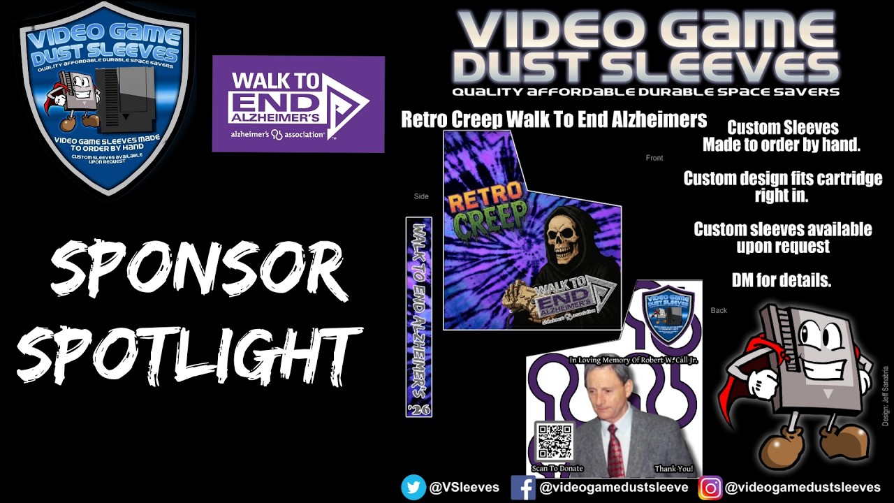Video Game Dust Sleeves SPONSOR SPOTLIGHT @VideoGameDustSleevesVGDS #endalz