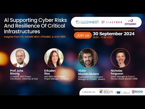HRB & ECCO Webinar_AI supporting Cyber Risk Management & Resilience of Critical Infrastructures
