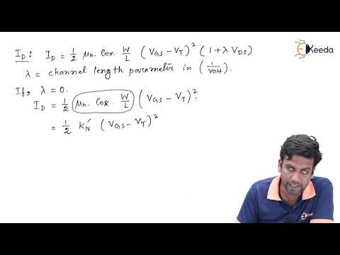 Demystifying NMOS Operation In Saturation Region : GATE Electronic Devices Video Lecture ...