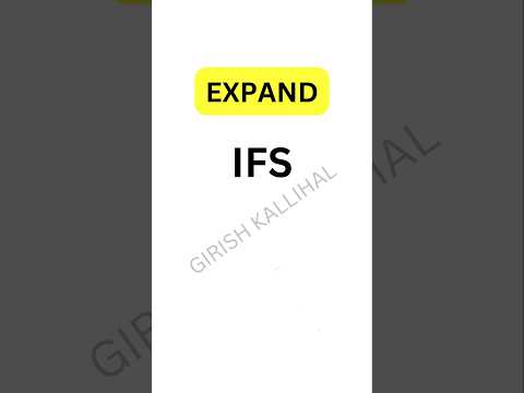 IFS Explained: Full Form Unveiled! #IFS #ForeignService #QuickKnowledge #girishkallihal
