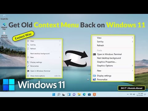 How to Get the Windows 10 Context Menu Back on Windows 11