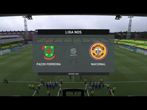 PAÇOS FERREIRA VS NACIONAL LIGA NOS 2020 2021