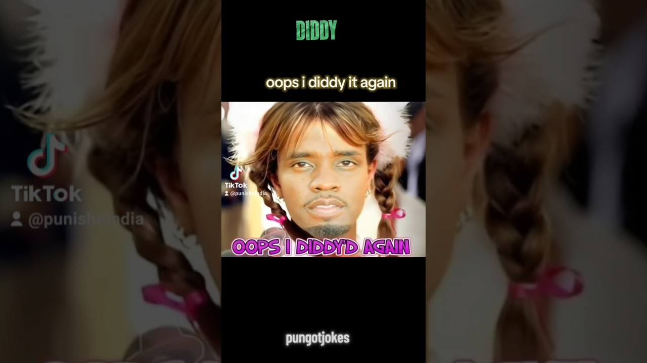 Oops I DIDDY D AGAIN #pungotjokes #diddy #funny #hiphop #hilarious #hiphopartist #rap #comedy #short