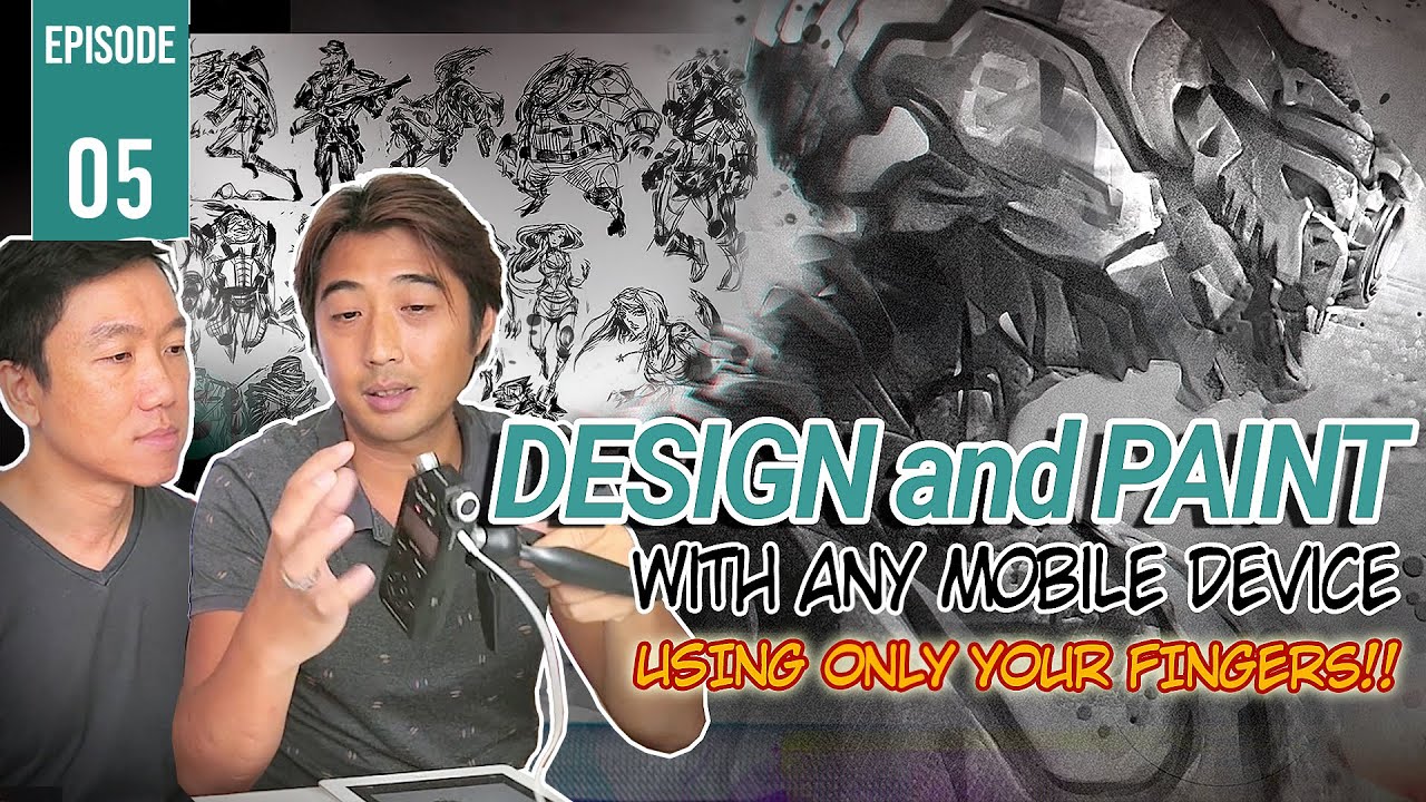 Practice Concept Art on Mobile Devices | Do Digital Painting Anywhere!!