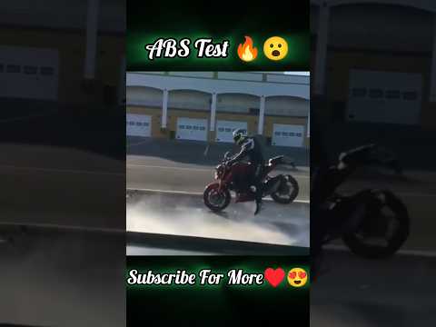How Bike ABS Breaking System Work 🔥😮 #abs #motorcycle #bike