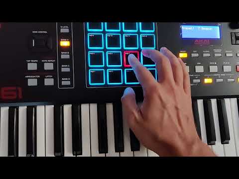 Akai MPK261 work test